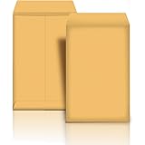 Amazon.com : Quality Park Open-End Catalog Envelopes, Gummed, Brown ...