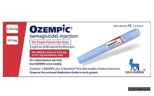 Novo Nordisk OZEMPIC 0.25 MG - 0.5 MG DOSE PEN INJECTOR (Box, 3 ...