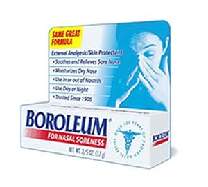Amazon.com : Boroleum for Nasal Soreness Tube, 17 Grams (Pack of 2 ...
