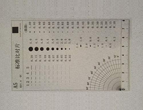 Flaw Detection Gauge SEC Size Estimation Chart (Transparency) For ...
