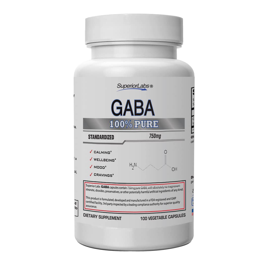 Mua Superior Labs | GABA Supplement 750mg | Maximum Strength Mood ...