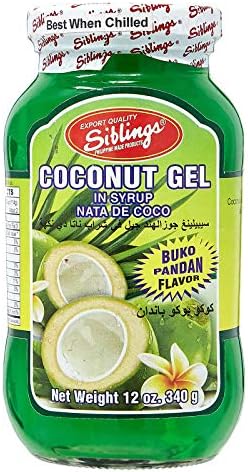 Siblings Coconut Gel In Syrup Buko Pandan - 340 gm price in UAE ...