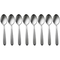 Amazon.com: Oneida Teaspoon Set (8pc) Jordan Pattern, Stainless Steel ...