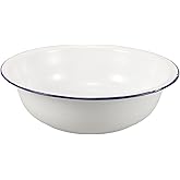 Amazon.com: TOVINANNA Enamel Basin, 30 Cm Foot Bath Basin for Soaking ...