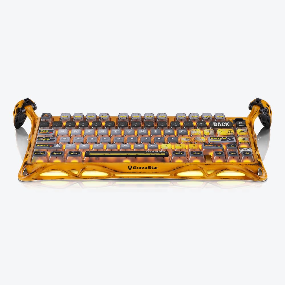 GravaStar Mercury K1 Pro Wireless Gaming Keyboard, Handcrafted Battle ...