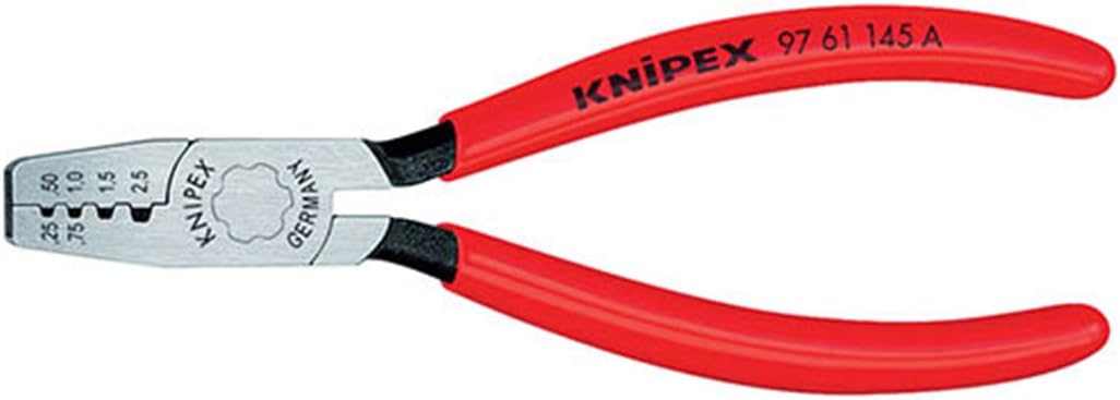 KNIPEX Tools - Crimping Pliers For End Ferrules (9761145A) - Crimpers ...