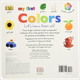 Tabbed Board Books: My First Colors: Let's Learn Them All! (Tab Board Books): DK Publishing ...