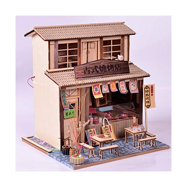 CYL DIY Doll House Model Miniature Furniture House Chinese Ancient ...