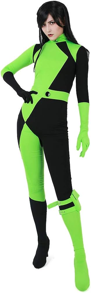 Amazon.com: miccostumes Women's Shego Bodysuit Cosplay Costume: Clothing
