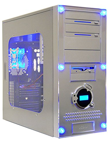 Apevia X-Dreamer II 10-Bay ATX Mid-Tower Window Computer Case w/420W 20 ...