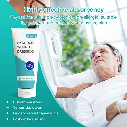 Dimora 2 Packs 6oz Hydrogel First Aid Ointment, Burn Injory Soothing ...