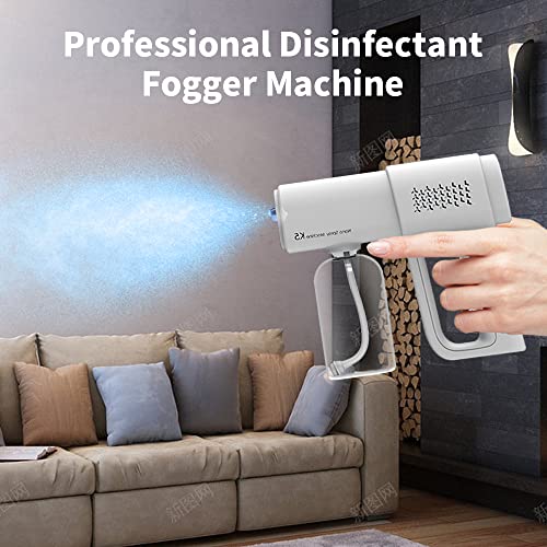 Professional Disinfectant Fogger Machine, 380ml Wireless Nano Sprayer ...