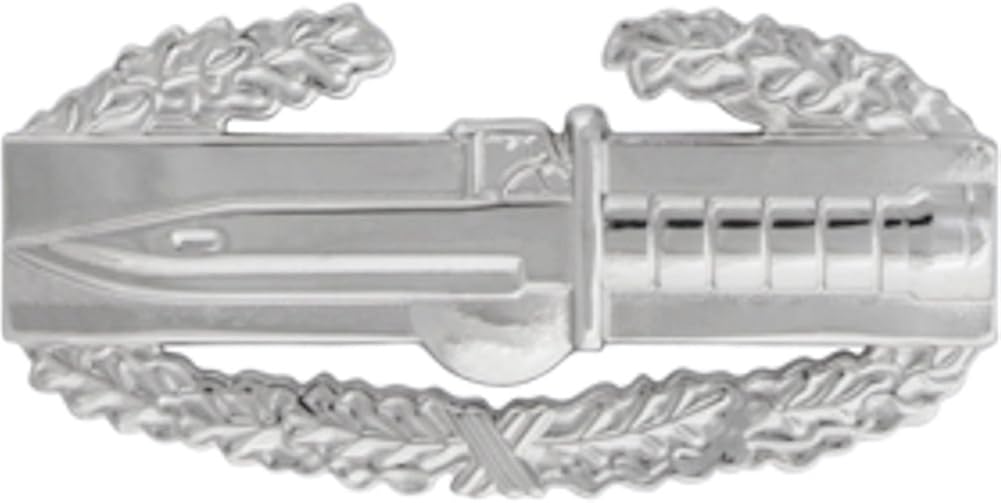 Amazon.com: CAB COMBAT ACTION BADGE Metal Insignia - NON SUBDUED - Full ...