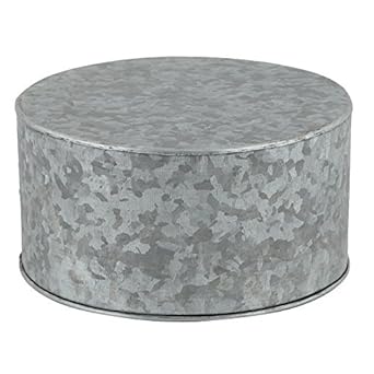 Amazon.com: Galvanized Metal Pedestal Riser - 10"Dia x 5"H: Industrial ...