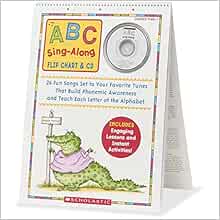 Amazon.com: Scholastic Classroom Resources ABC Sing-Along Flip Chart ...