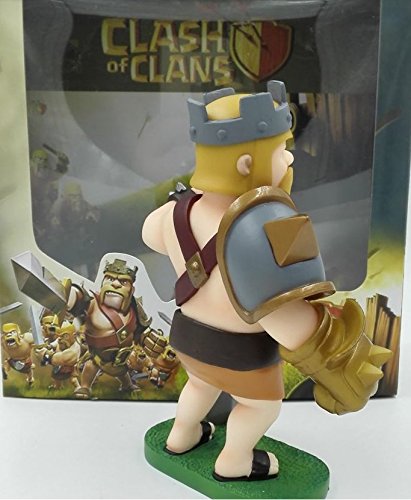 Anime HOT COC Clash Of Clans Archer Queen Barbarian King Action Figure ...
