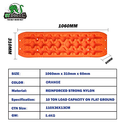 STEGODON New Recovery Traction Tracks with Bag(Set of 2), Recovery ...