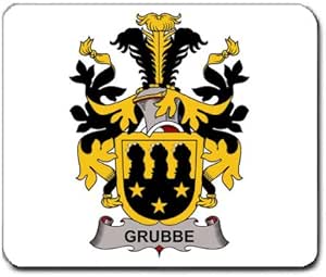 Amazon.com : Grubbe Family Crest Coat of Arms Mouse Pad : Office Products