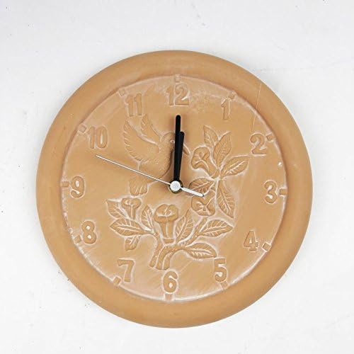 Roots & Shoots 10" Terracotta Garden Clock Birds: Amazon.co.uk: Garden ...