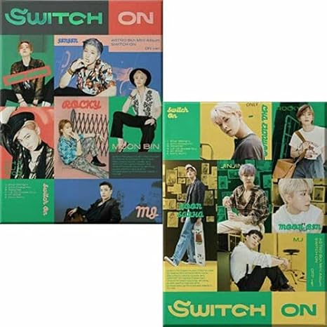 ASTRO - ASTRO [ SWITCH ON ] 8th Mini Album [ ON + OFF ] 2 VER FULL SET ...