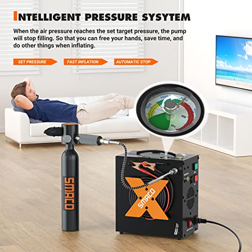 SMACO PCP Air Compressor 4500Psi/30Mpa High Pressure Air Compressor ...