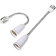 E27 Flexible Light Bulb Lamp Socket Adapter Extender/Adjustable Bulb ...