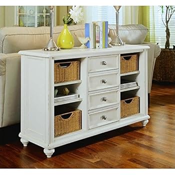 Amazon.com: American Drew Camden Console Table in Buttermilk Finish ...