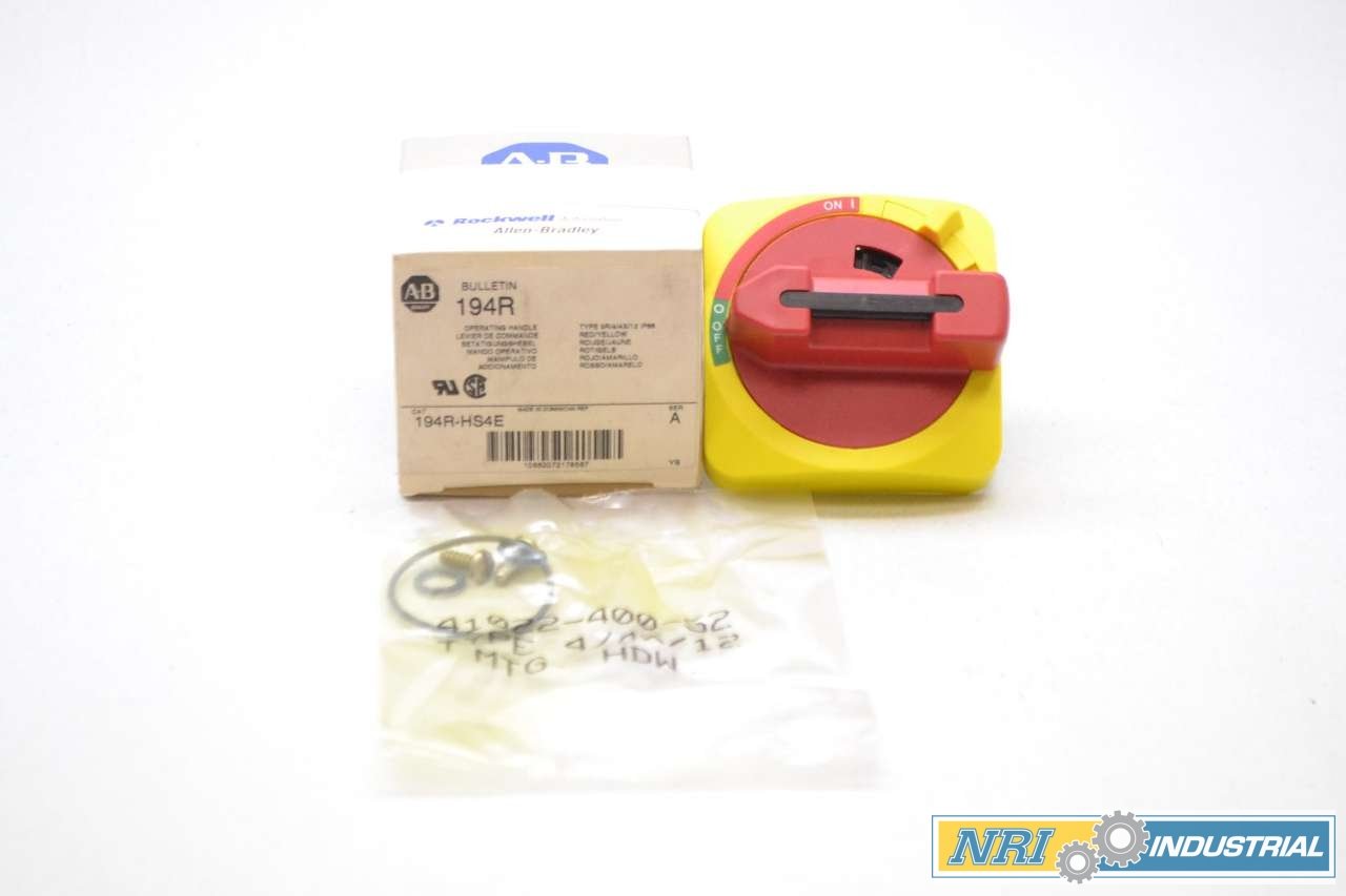 ALLEN BRADLEY 194R-HS4E Operating Handle SER A Disconnect Switch ...