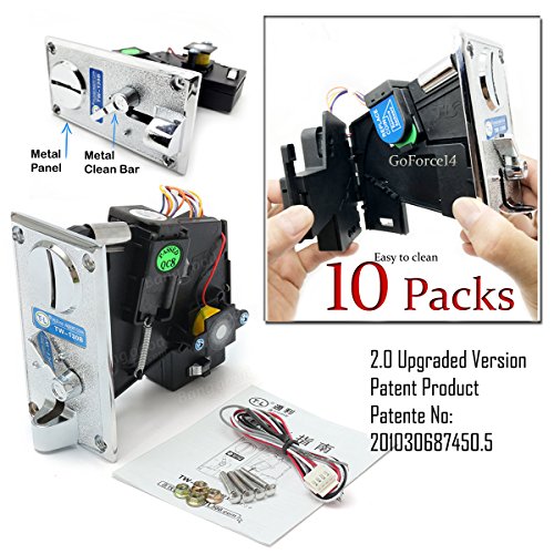 Buy 10 Packs Top Comparable CPU Roll Down Coin Metal Panel Bar Selector ...