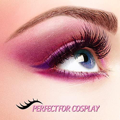 20 Pairs False Eyelashes, Top and Bottom Lashes Set, Wispy Mink Lashes ...