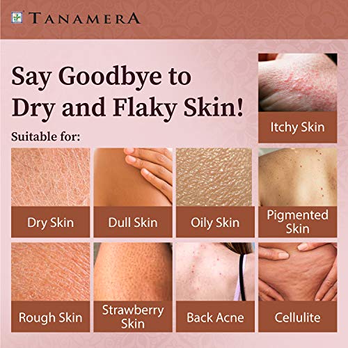 Tanamera Body Scrub 100% Natural Exfoliating Body and Face Souffle for ...