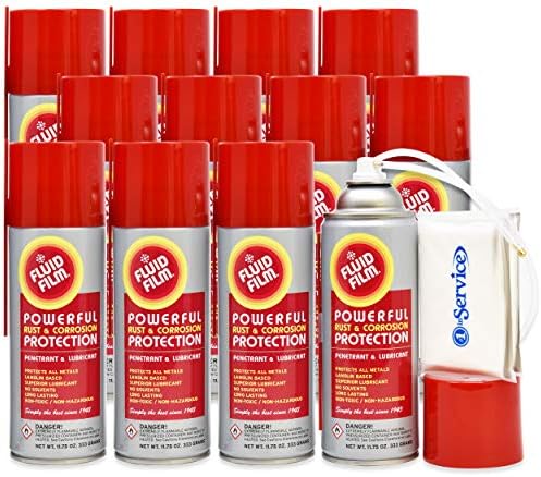 Fluid Film 11.75 oz. Spray 12-Pak, Spray can Extension Wand, Bonus ...