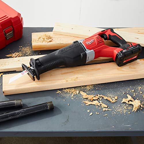 Milwaukee 2621-20 M18 18V Lithium Ion Cordless Sawzall 3,000RPM ...