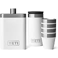 Amazon.com: YETI 7 oz Flask with Color Matching Set of Shot Glasses ...
