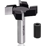 CNC Spoilboard Surfacing Router Bits, 1/2 inch Shank 2 inch Cutting ...