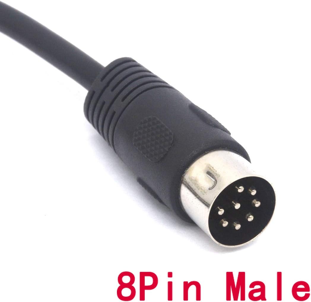 Tomost MIDI Cable 8 Pin Din Male to Female Adapter Cord for Bang ...