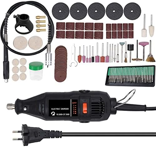 Morelian 180W Power Rotary Tool, Handheld Electric Grinding Tool Set 5 ...
