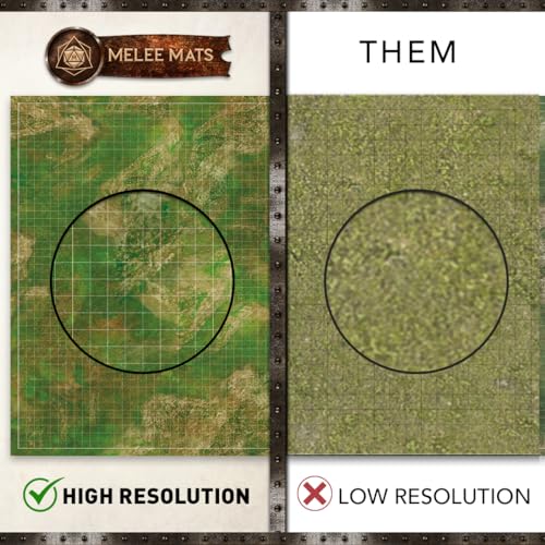 Battle Game Mat for DND - Tabletop Board Game Map for Dungeons and ...