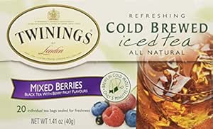 Amazon.com : Twinings Mixed Berries Cold Brewed Iced Tea, 20 ct ...