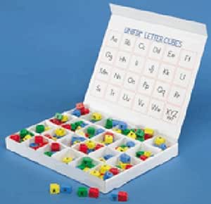 Amazon.com: UNIFIX Letter Cubes, Alphabet Sorting Box Only : Toys & Games