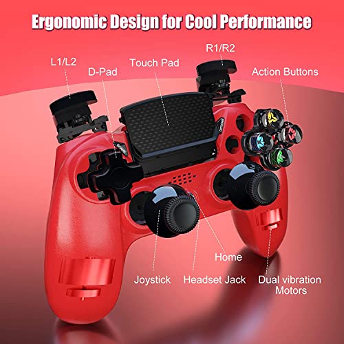 Wireless Controller for PS4, STOGA Controller for Playstation 4 with ...
