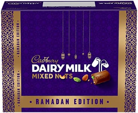 Cadbury dairy milk mixed nuts ramadan chocolat bar 37g , set of 12 ...