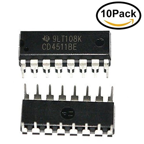 Buy QX Electronics 10X HCF4511BE DIP-16 HEF4511 CD4511 BCD to 7-segment ...