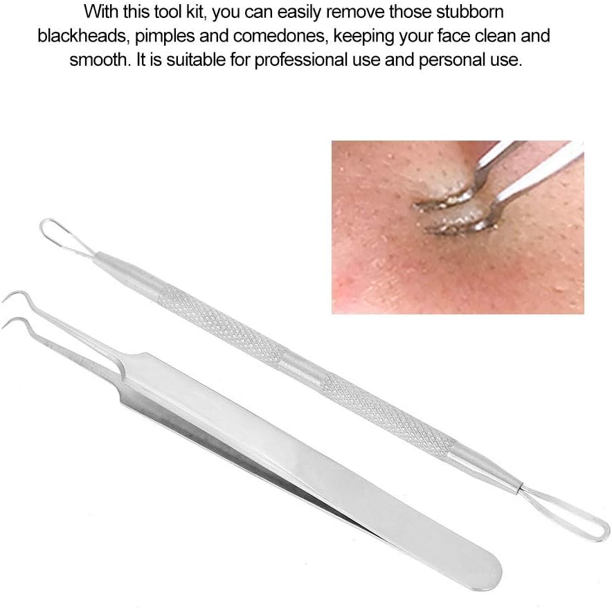 Curved Blackhead Removal, Curved Tweezers for Stainless Steel Blackhead ...