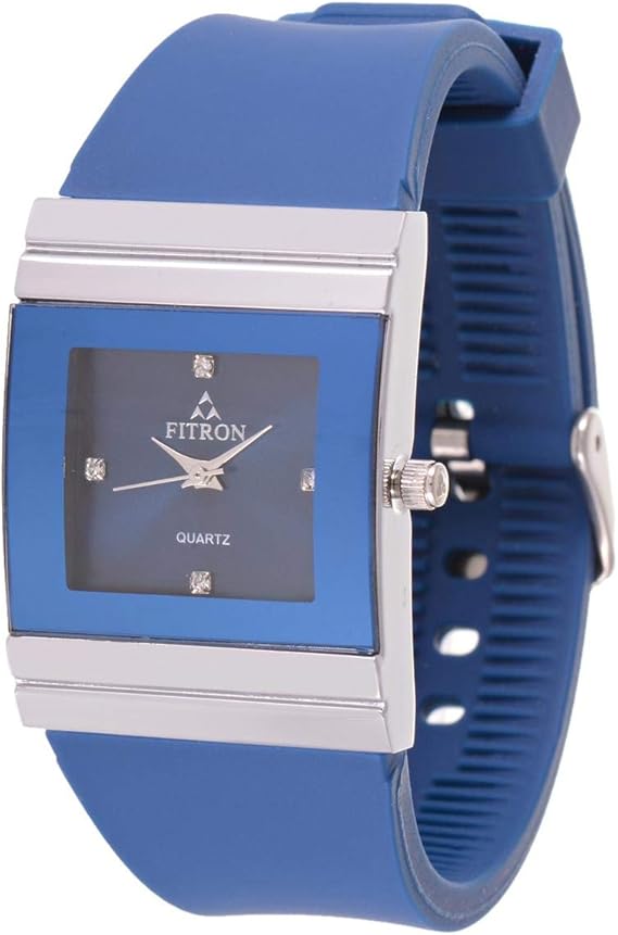 Fitron Women's Yellow Dial Rubber Band Dress Watch - 7550M: Buy Online ...