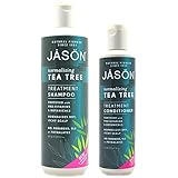 Jason Natural Cosmetics Tea Tree Oil Shampoo, 18 oz: Amazon.com ...