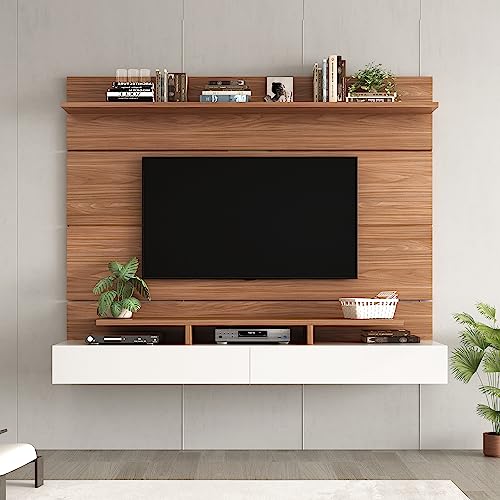 Virubi Modern Floating TV Wall Panel for TVs Up to 85”, Minimalist Wall ...