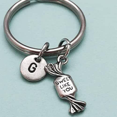 Amazon.com: Candy keychain, candy charm, food keychain, personalized ...