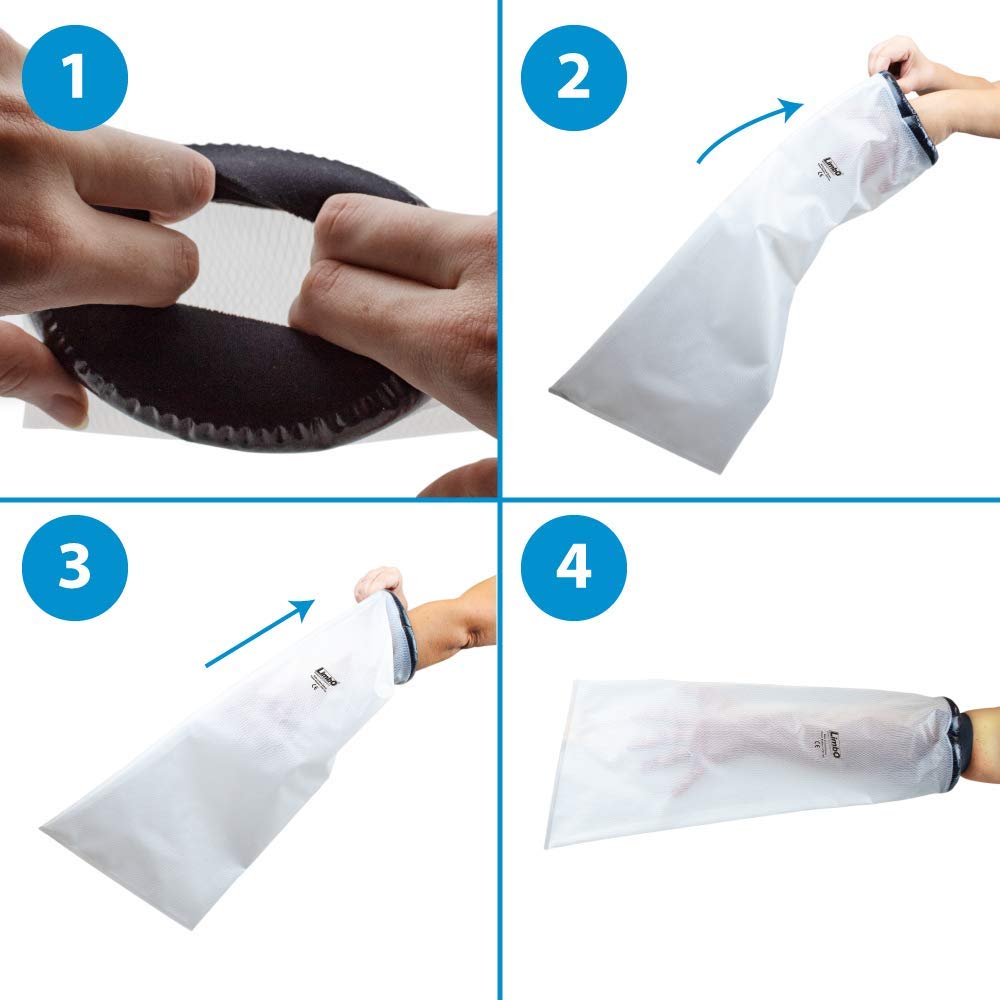 LimbO Waterproof Protector for Plaster Cast & Dressings - Half Arm ...