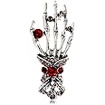Amazon.com: Vintage Skeleton Hand Lapel Brooch Pin for Women Men Girls ...